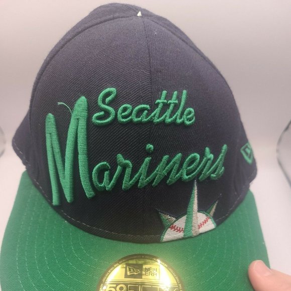 Accessories | Vintage Seattle Mariners Hat Fitted 7 14 Missing Top ...